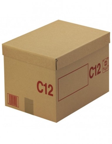 Caisse carton palettisable C avec couvercle